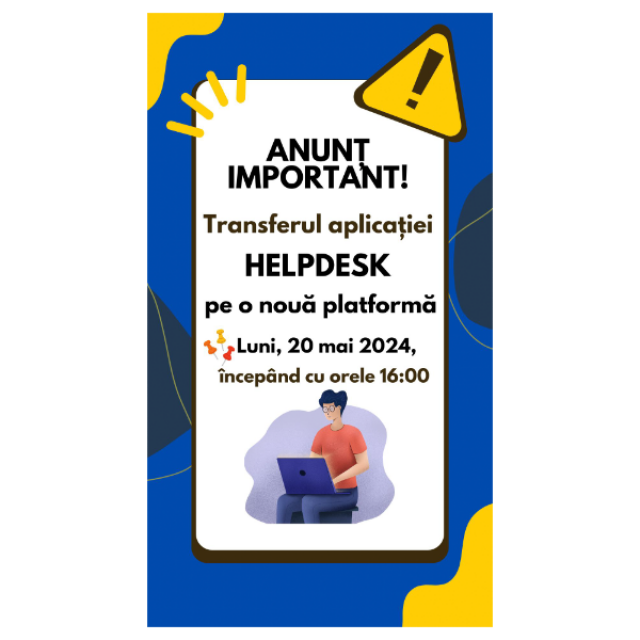 Transferul aplicației HELPDESK pe o nouă platformă | Agenția Națională pentru Achiziții Publice ...