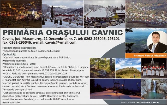 PRIMĂRIA CAVNIC | Ghidul Primariilor