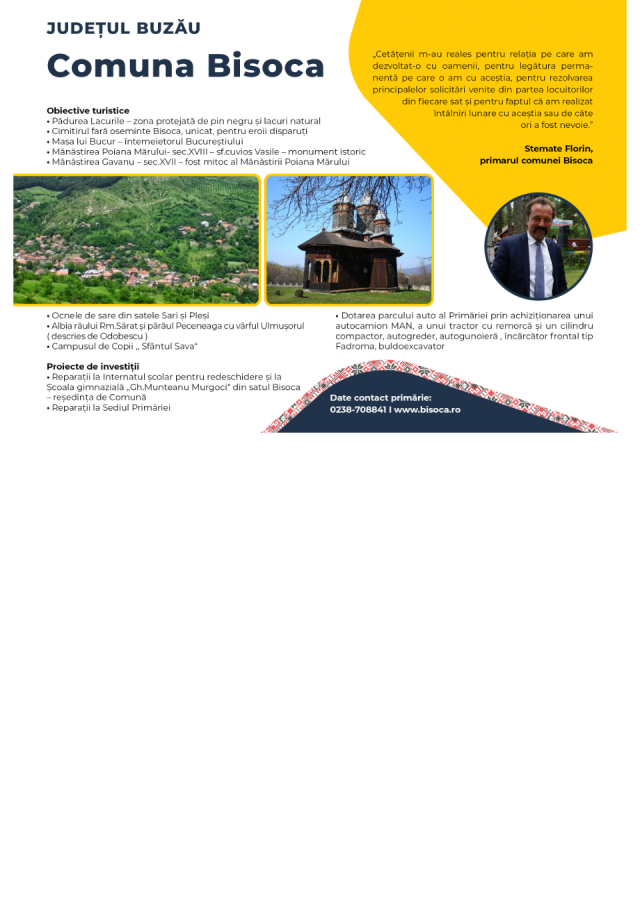 PRIMĂRIA BISOCA | Ghidul Primariilor