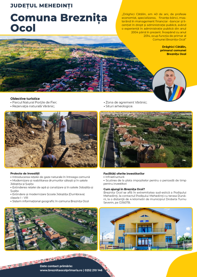 PRIMĂRIA BREZNIŢA-OCOL | Ghidul Primariilor