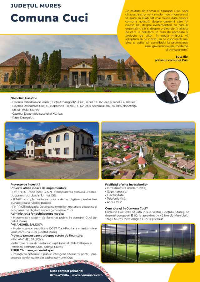 PRIMĂRIA CUCI | Ghidul Primariilor
