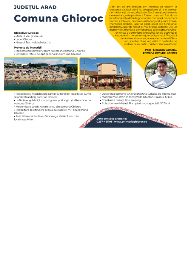 PRIMĂRIA GHIOROC | Ghidul Primariilor