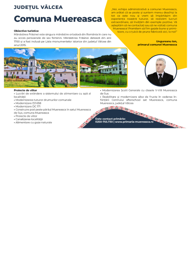 PRIMĂRIA MUEREASCA | Ghidul Primariilor