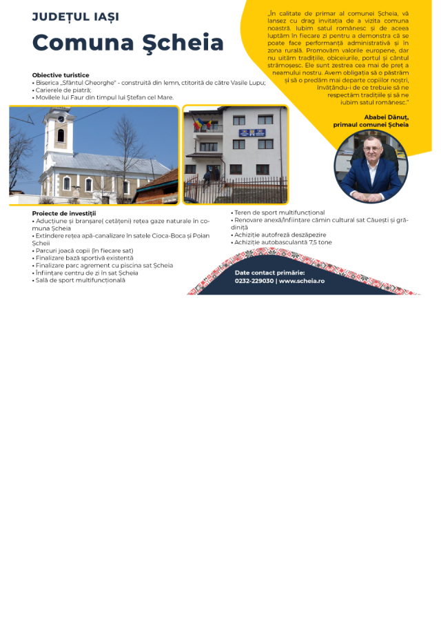 PRIMĂRIA ŞCHEIA | Ghidul Primariilor