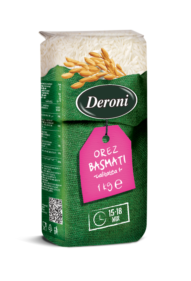 OREZ DERONI BASMATI 1 KG | ZONE INTERNATIONAL TRADING SRL | Ghidul ...