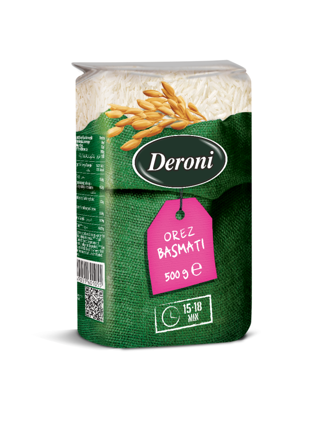 OREZ DERONI BASMATI 500 G | ZONE INTERNATIONAL TRADING SRL | Ghidul Primariilor