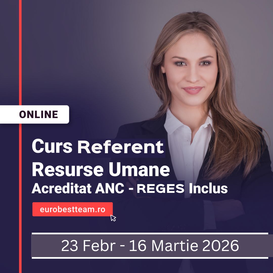 Curs Acreditat CAFFPA Referent Resurse Umane 23 februarie – 16 martie ...